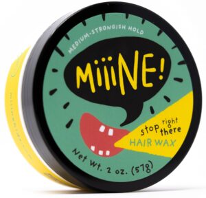 miiine! 2oz medium-strong hold natural hair gel alternative for kids - cruelty-free, made in usa by stylists