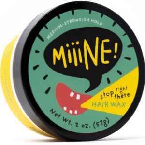 MiiiNE! 2oz Medium-Strong Hold Natural Hair Gel Alternative for Kids - Cruelty-Free, Made in USA by Stylists