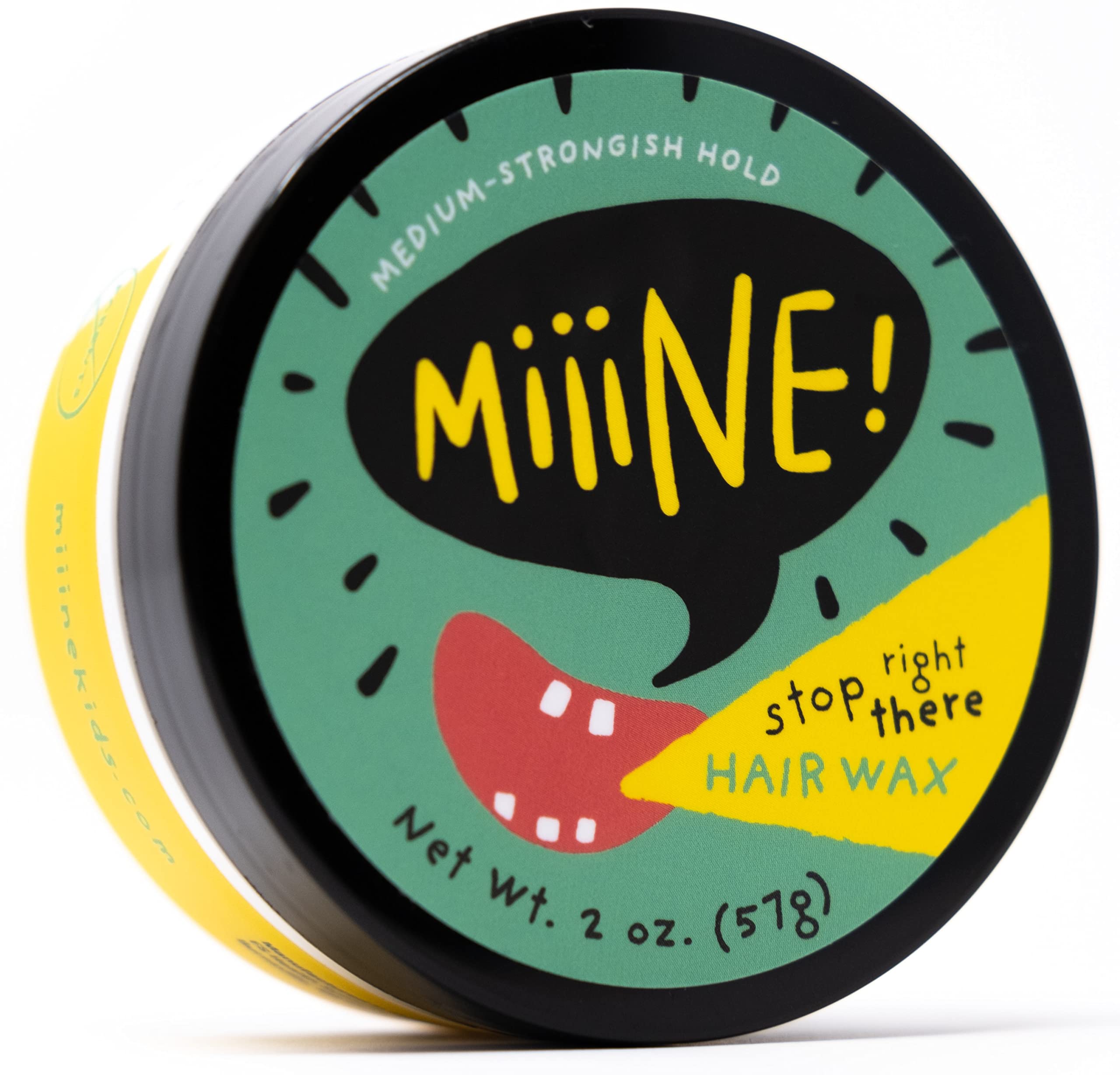 MiiiNE! 2oz Medium-Strong Hold Natural Hair Gel Alternative for Kids - Cruelty-Free, Made in USA by Stylists