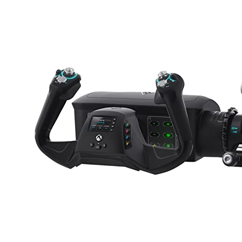 Turtle Beach VelocityOne Flight Universal Control System - Xbox Series X & Xbox Series S, Xbox One & Windows 10 & 11 PCs with Yoke Handle, Throttle Quadrant, Trim Wheel & Rudder Controls