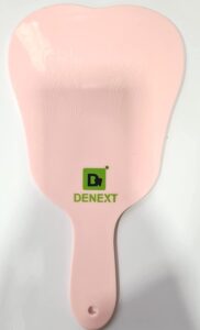 dental hand mirror pink