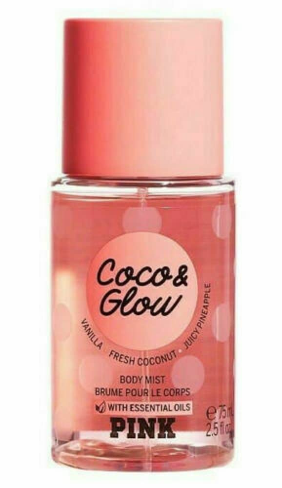 Victoria's Secret Pink Scented Mini Body Mist 2.5 fl oz (COCO Glow)