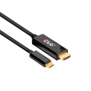 club 3d cac-1334 hdmi 2.0 to usb type c 4k60hz m/m active cable 1.8m-6ft