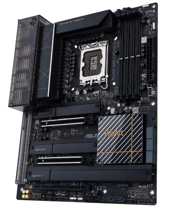 Asus ProArt Z690-CREATOR WIFI Desktop Motherboard - Intel Chipset - Socket LGA-1700 - Intel Optane Memory Ready - ATX