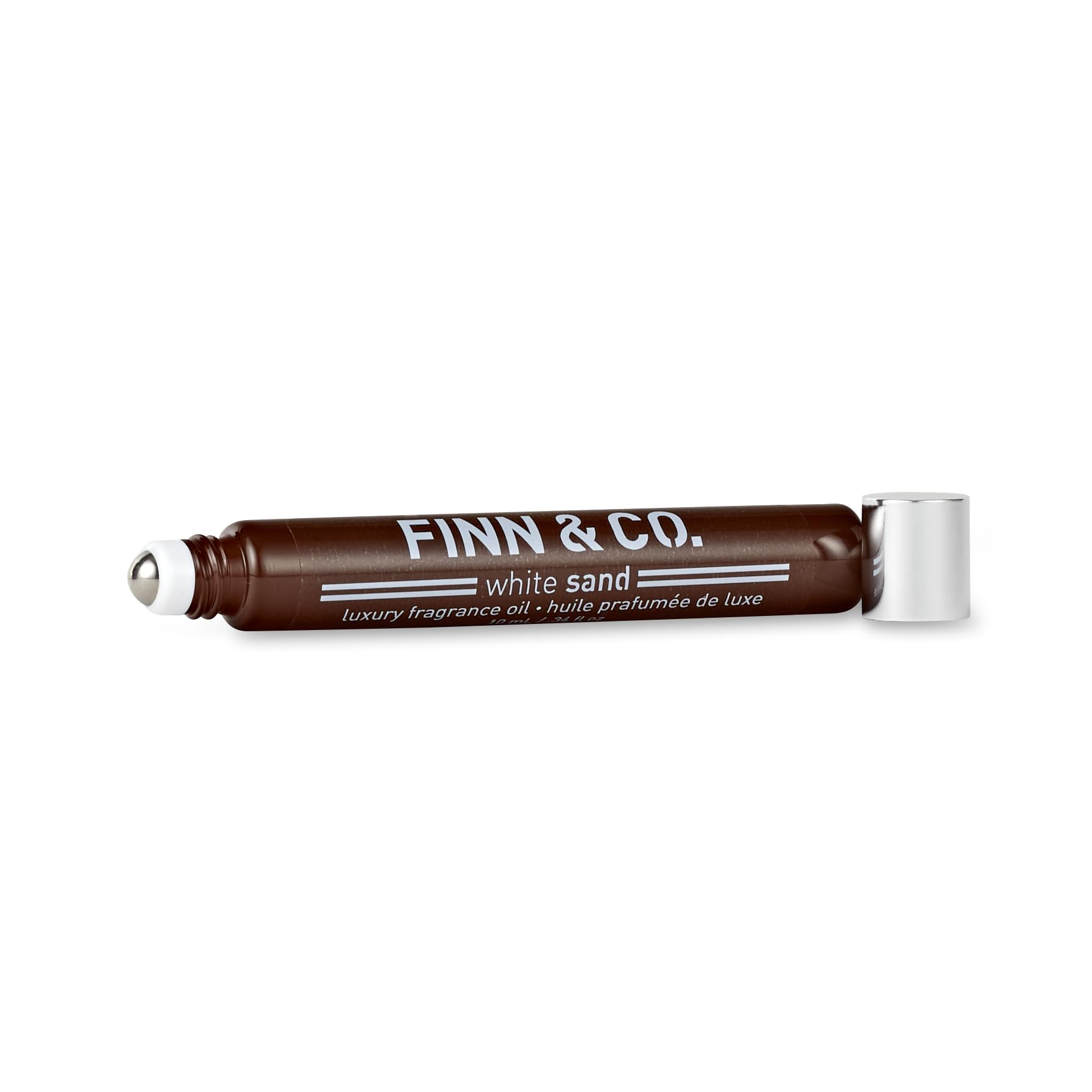 FINN & CO. White Sand Luxury Rollerball Fragrance Oil for Women and Men (.34 oz / 10 mL)