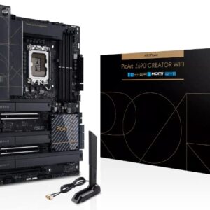 Asus ProArt Z690-CREATOR WIFI Desktop Motherboard - Intel Chipset - Socket LGA-1700 - Intel Optane Memory Ready - ATX