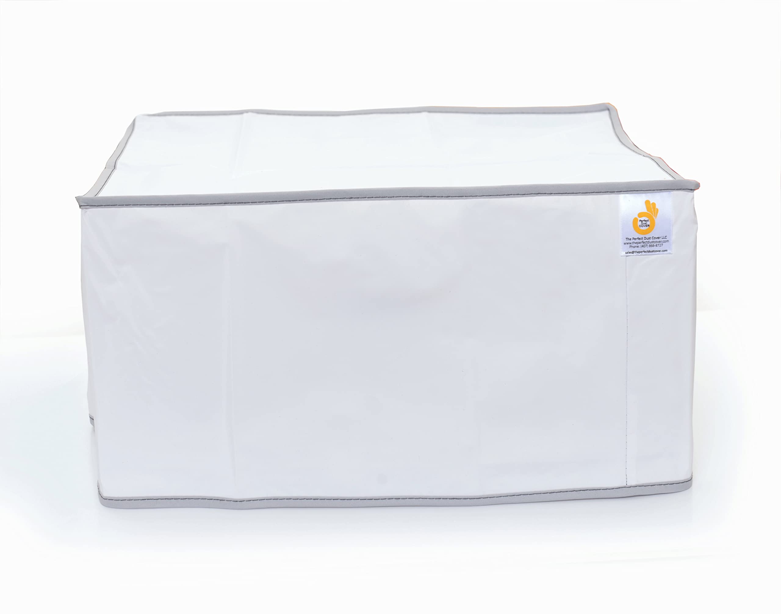 The Perfect Dust Cover LLC The Perfect Dust Cover, White Nylon Cover Compatible with Cuisinart Air Fryer Convection Toaster Oven Model CTOA-122, Anti Static, Double Stitched and Waterproof Cover