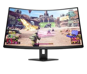 hp omen 27" qhd curved monitor, va fully adj 240hz 1ms hdr400 gaming display, eyesafe, tÜv certified (omen 27c, black)