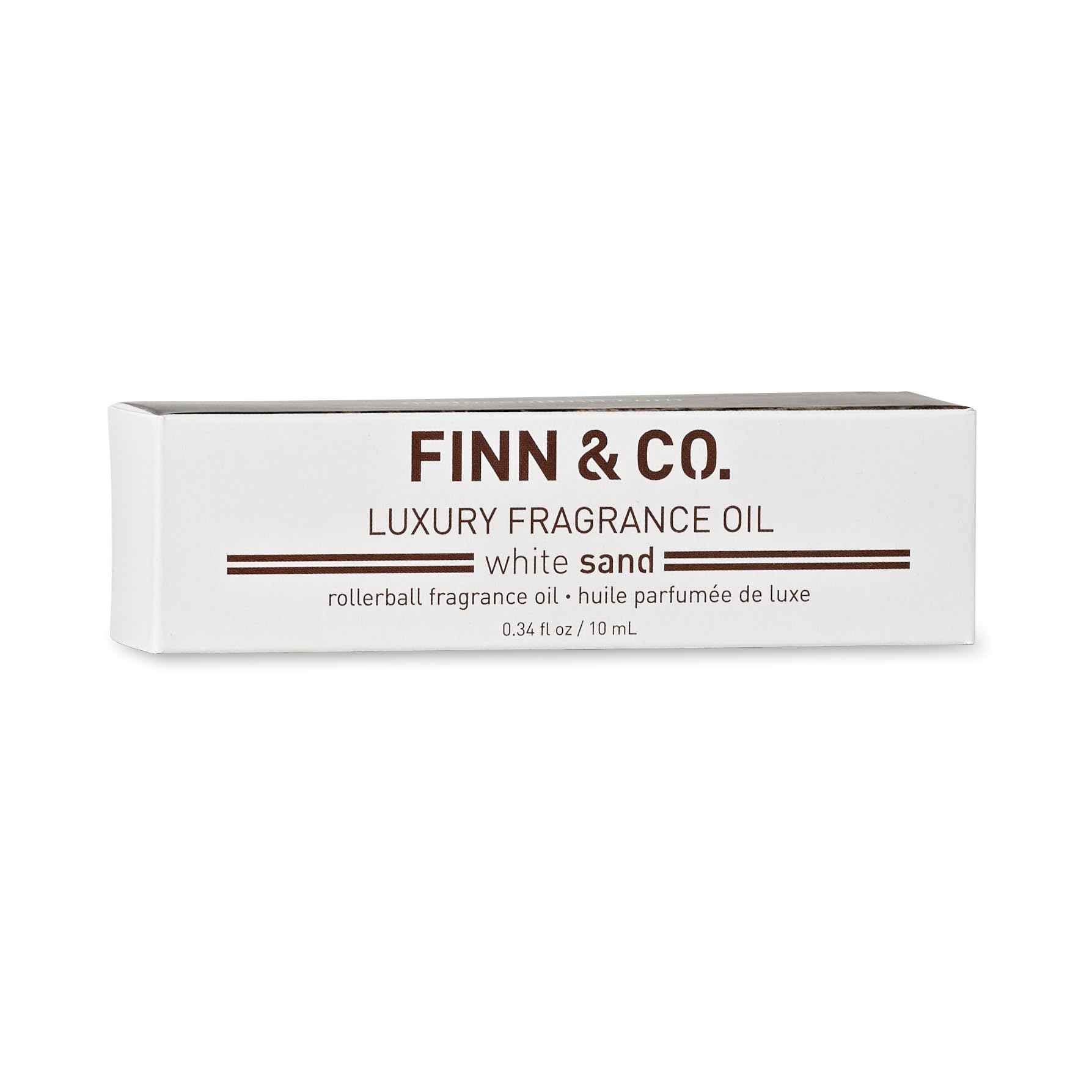 FINN & CO. White Sand Luxury Rollerball Fragrance Oil for Women and Men (.34 oz / 10 mL)