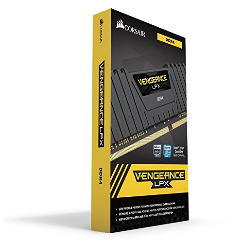 Corsair Vengeance LPX 128GB (4x32GB) DDR4 3600MHz C18 AMD Optimized Desktop Memory (High Performance Overclocking, Pure Aluminum Heatspreader, Custom Performance PCB) Black