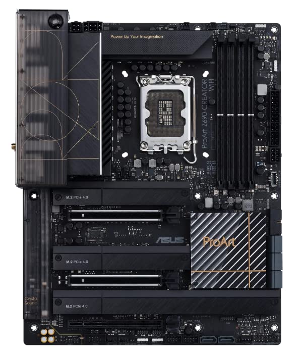 Asus ProArt Z690-CREATOR WIFI Desktop Motherboard - Intel Chipset - Socket LGA-1700 - Intel Optane Memory Ready - ATX