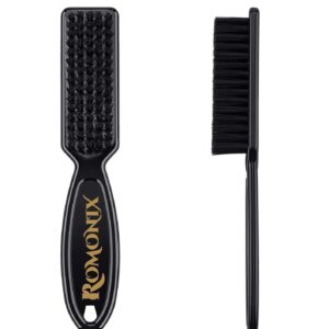 ROMONIX Barber Blade Cleaning Brush Hair Clipper Brush Nail Brush Tool for Cleaning Clipper (Black)