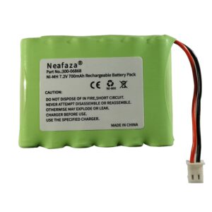 neafaza 300-06868 battery 7.2v 700mah compatible with touchpad home security intrusion wltp100 8dllkp500 8dltsscbase1 8dlwltp100 lyric tss keypad