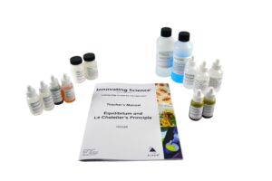 aldon innovating science science kit - equilibrium & le chatelier's principle - for teaching how stress effects chemical systems - hands-on lab activity - materials for 15 setups