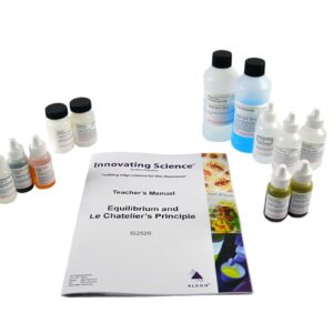 ALDON Innovating Science Science Kit - Equilibrium & Le Chatelier's Principle - for Teaching How Stress Effects Chemical Systems - Hands-On Lab Activity - Materials for 15 Setups