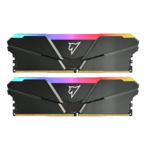 netac ddr4 rgb 3200mhz ram sticks 16gb(2 * 8gb) xmp 2.0 1.35v (pc4-25600) premium desktop gaming memory kit for gammers and experienced builders visit the netac store