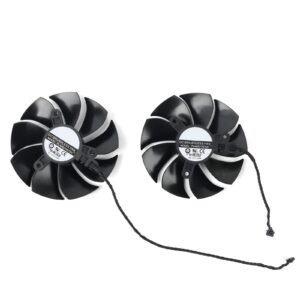 Coolerage 85mm DC 12V 0.55A 4Pin PLA09215S12H RTX2080Ti GPU Fans for EVGA RTX 2060 2070 2080 2080Ti RTX2080Ti Graphics Card Cooling Fans (Fan - B)