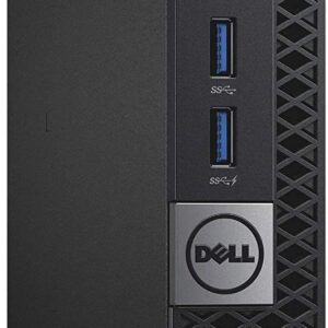 Dell Optiplex 7040 Micro Desktop Computer PC, Intel Quad Core i5, 16GB RAM, 1 TB SSD, Windows 10 Pro, 23.6 Periphio Monitor, New Periphio Webcam, Periphio Wireless Keyboard & Mouse (Renewed)