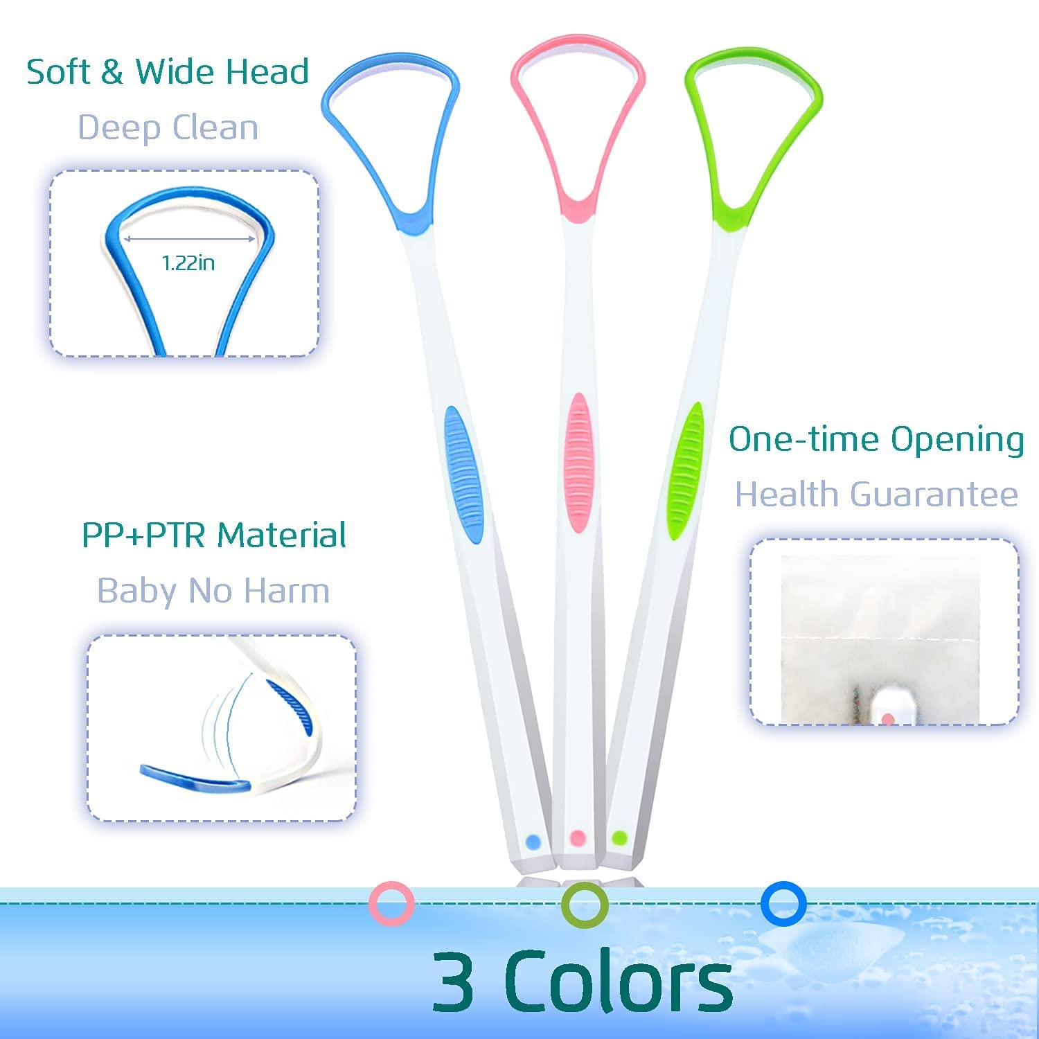 Xuke Tonsil Stone Removal Set Includes 1 Stainless Steel Tonsil Stone Removal Tool100 Long Swab1 Tonsil Stone Remover with LED Lights and 1 Curved Irrigator Syringe to Get Rid of Bad Breath (Luxury)