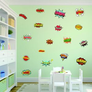 Superhero Wall Decals Wall Sticker Kids Room Resources Superhero Sayings Wall Decals Removable Superhero Party Stickers Playroom Living Room Décor