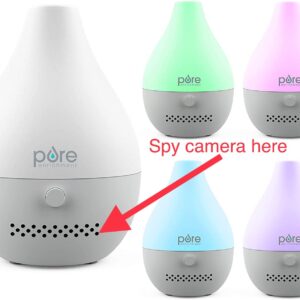 4K WiFi Full HD Aroma Diffuser Hidden Spy Camera Recording Motion Detection APP for Android and iOS