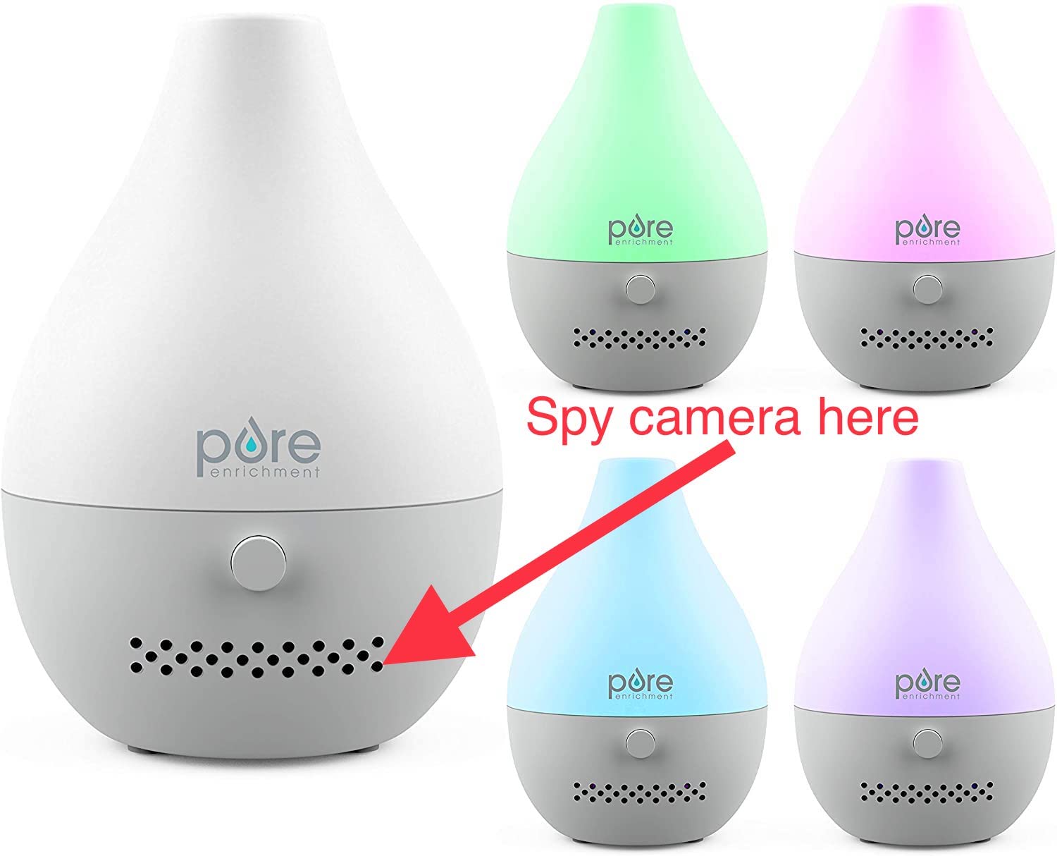 4K WiFi Full HD Aroma Diffuser Hidden Spy Camera Recording Motion Detection APP for Android and iOS