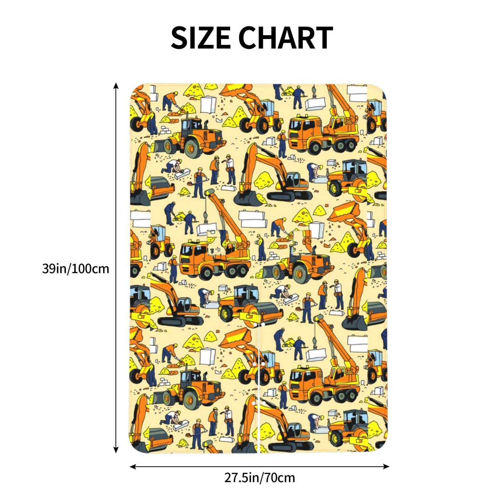 Construction Trucks Pattern Baby Car Seat Canopy Covers Breastfeeding Scarf Nursing Apron Stroller Cover for Boys Girls