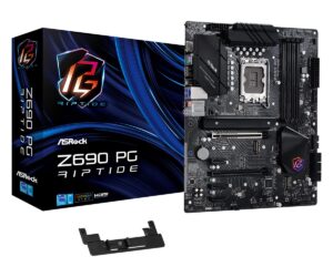 asrock z690 pg riptide socket lga1700/ intel z690/ ddr4/ sata3&usb3.2/ m.2/ atx motherboard