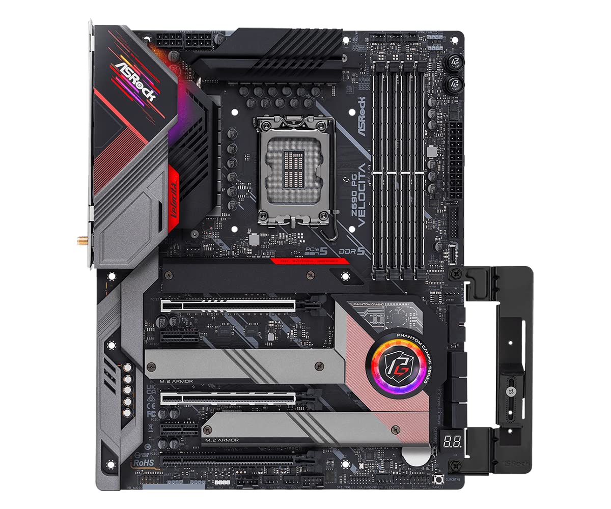 ASROCK Z690 PG Velocita Socket LGA1700/ Intel Z690/ DDR5/ SATA3&USB3.2/ M.2/ WiFi/ATX Motherboard