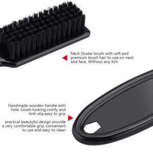 ROMONIX Barber Blade Cleaning Brush Hair Clipper Brush Nail Brush Tool for Cleaning Clipper (Black)