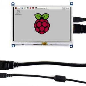 waveshare 5inch HDMI LCD (B) 5" 800×480 Resistive Touch Screen LCD TFT Monitor for Raspberry Pi 4B/3B+/3B/2B/A+/Zero/Zero W/WH, PC Windows 10/8.1/8/7, Driver Free