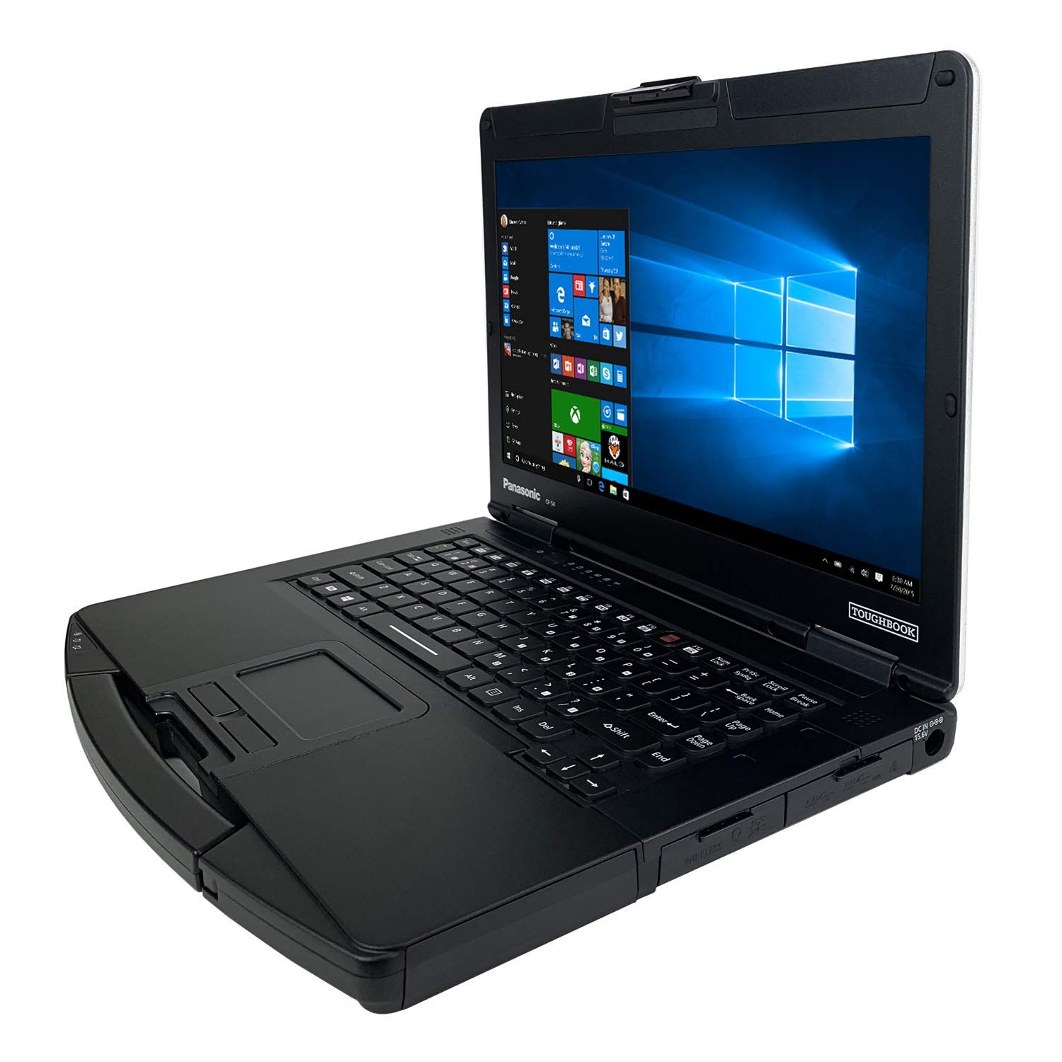 Toughbook Panasonic 54, CF-54 MK3, 14" FHD, Gloved Multi-Touch, Intel Core i5-7300U @ 2.60GHz, 16GB RAM, 256GB SSD, 4G LTE, Dedicated GPS, Webcam, Backlit Keyboard, Windows 10 Pro