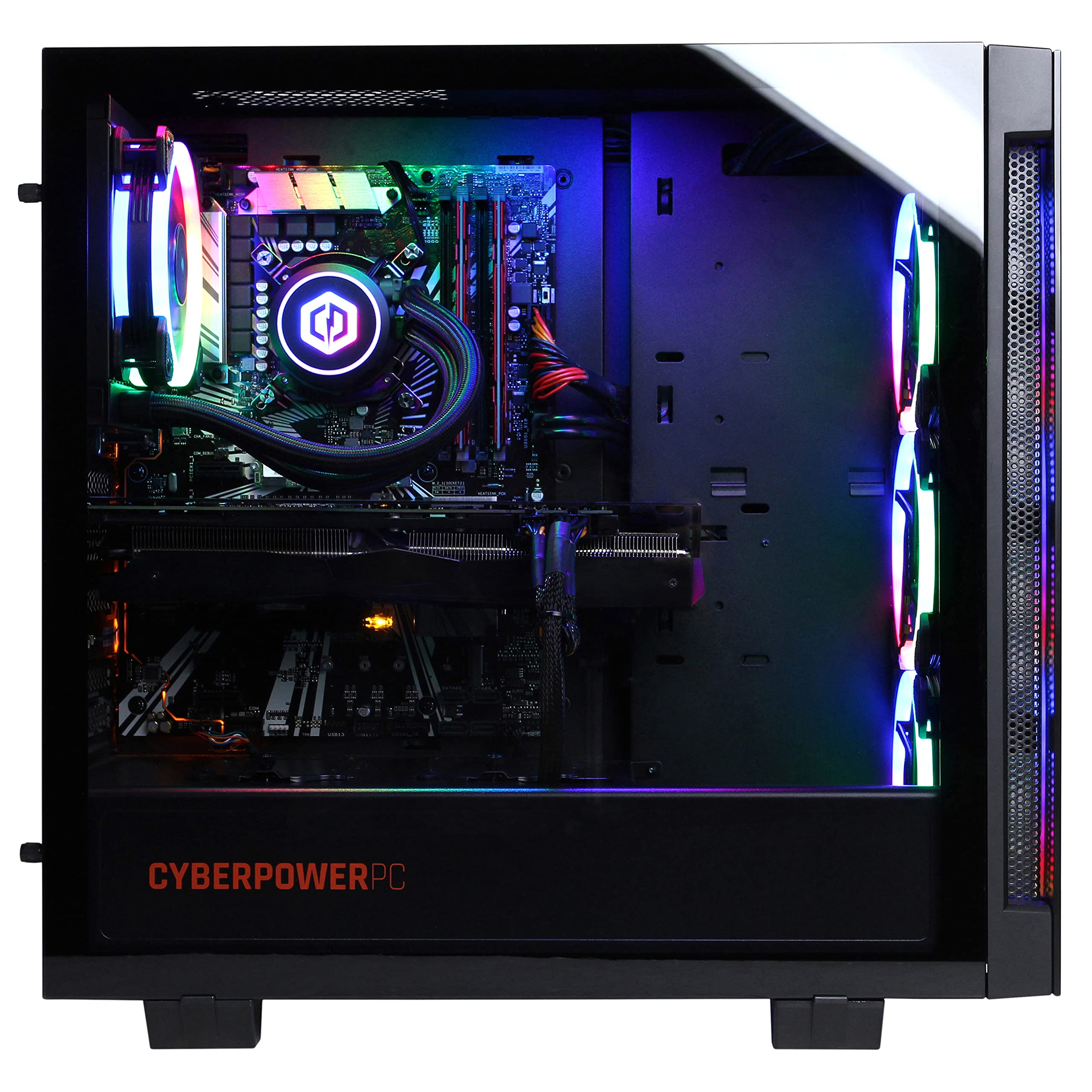 CYBERPOWERPC Gamer Xtreme VR Gaming PC, Intel Core i9-12900KF 3.2GHz, GeForce RTX 3090 24GB, 16GB DDR4, 1TB NVMe PCIe SSD, 1TB HDD, WiFi & Win 11 Home (GXiVR8080A29), Black