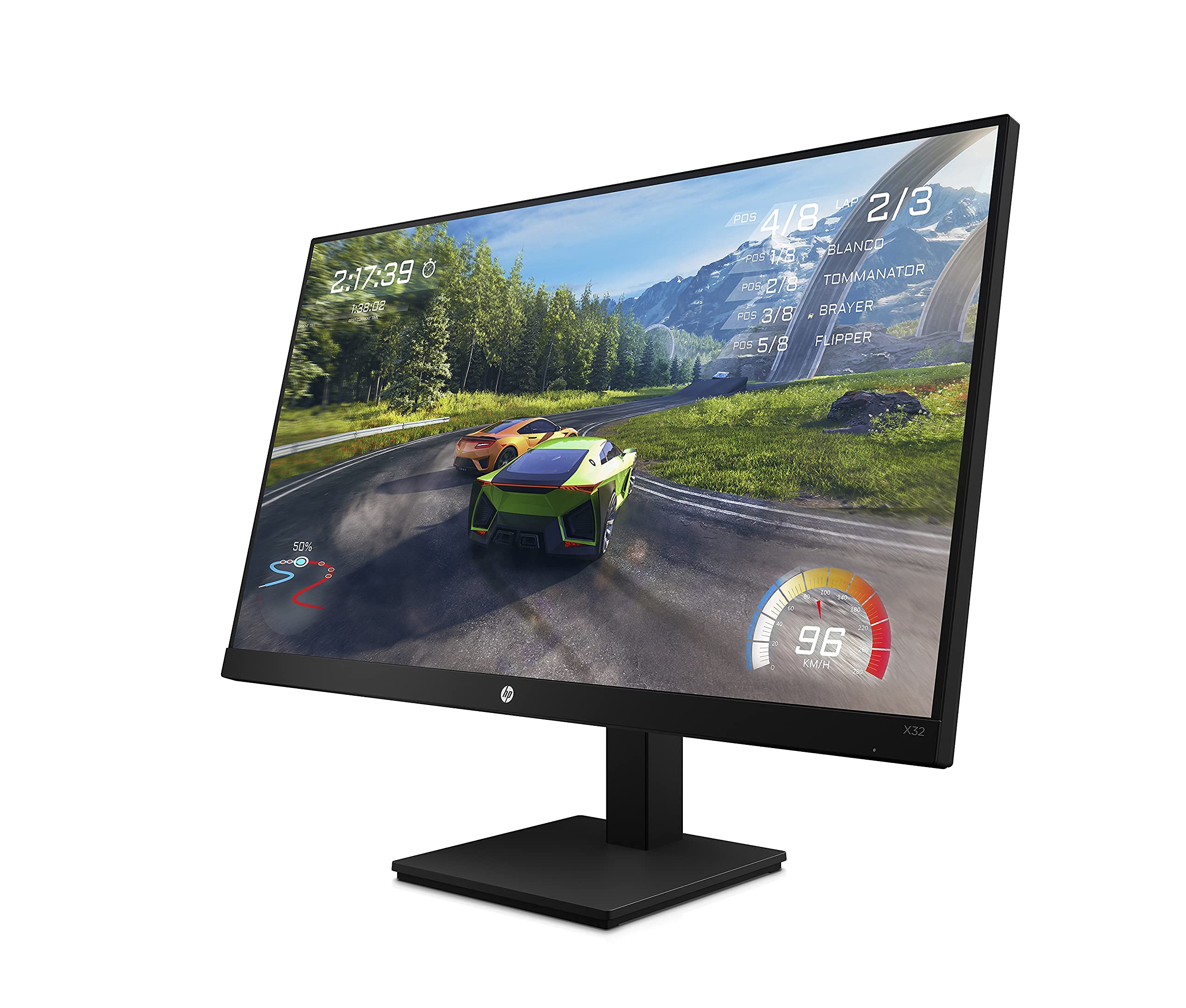 HP Gaming Monitor X32 QHD 2560 x 1440 Resolition 31.5 Inch, HDMI & Display Port, Response time 1ms Overdrive, Display Colors 16.7 Million (Renewed)