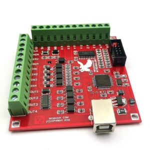 DEVMO Mach3 USB Interface Board USB CNC Controller 4 Axis Motion Control Card Interface Breakout Board for Stepper Motor Driver