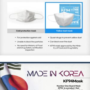 HAPPYDAY A Set of 25 Packages Made in KOREA 2D KF94 Black Face Mask for Adult