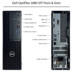 Dell OptiPlex 5000 5400 All-in-One Computer - Intel Core i5 12th Gen i5-12500 Hexa-core (6 Core) 3 GHz - 16 GB RAM DDR4 SDRAM - 256 GB M.2 PCI Express NVMe 3.0 x4 SSD - 23.8" Full HD 1920 x 1080 -