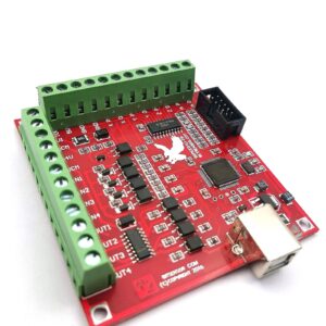 DEVMO Mach3 USB Interface Board USB CNC Controller 4 Axis Motion Control Card Interface Breakout Board for Stepper Motor Driver