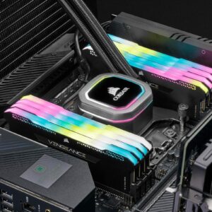 Corsair Vengeance RGB PRO SL 64GB (2x32GB) DDR4 4000MHz C18 Optimized for AMD Ryzen Desktop Memory (10 Ultra-Bright RGB LEDs, Custom Performance PCB, Tight Response Times, Intel XMP 2.0) Black