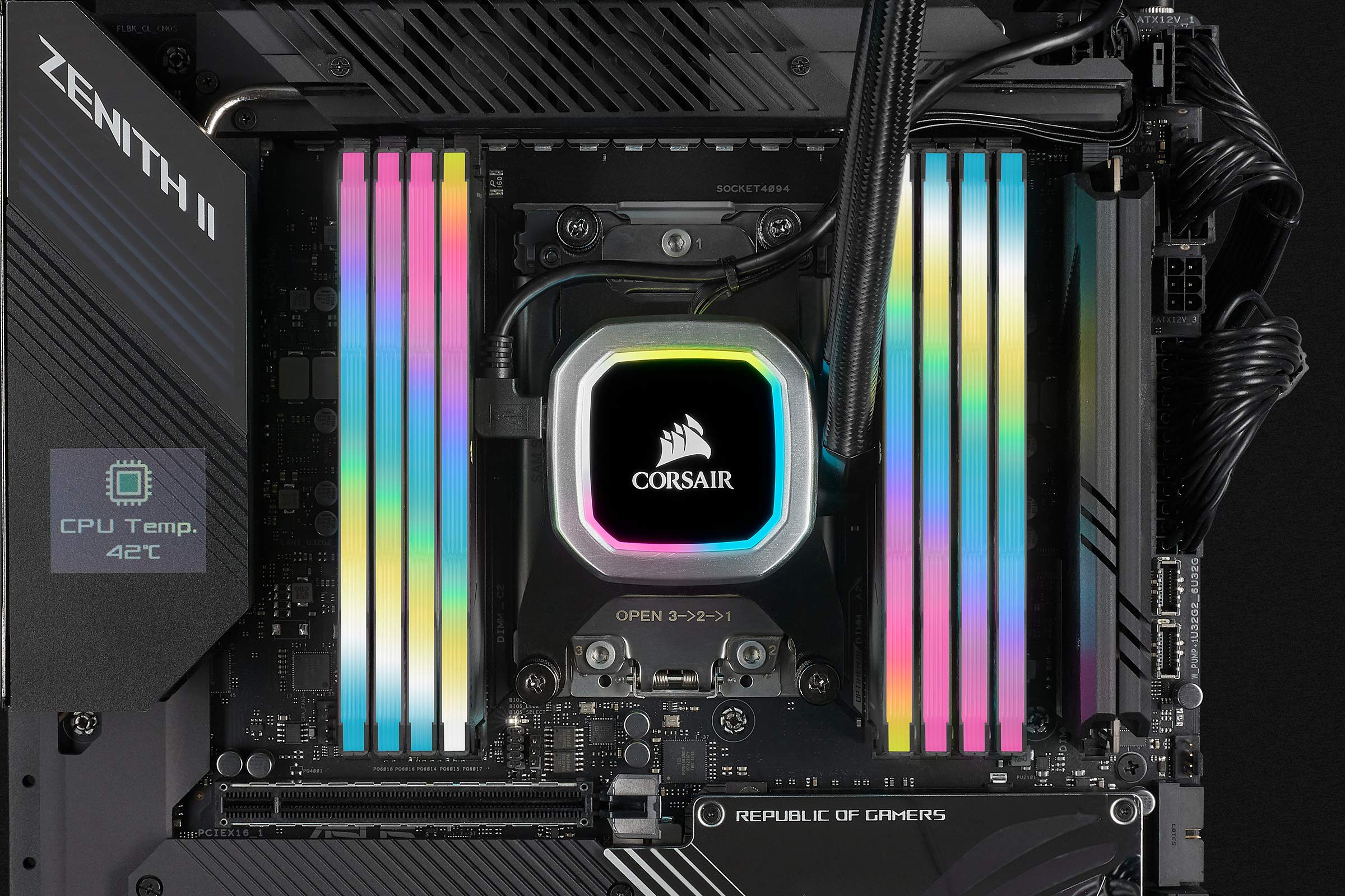 Corsair Vengeance RGB PRO SL 64GB (2x32GB) DDR4 4000MHz C18 Optimized for AMD Ryzen Desktop Memory (10 Ultra-Bright RGB LEDs, Custom Performance PCB, Tight Response Times, Intel XMP 2.0) Black