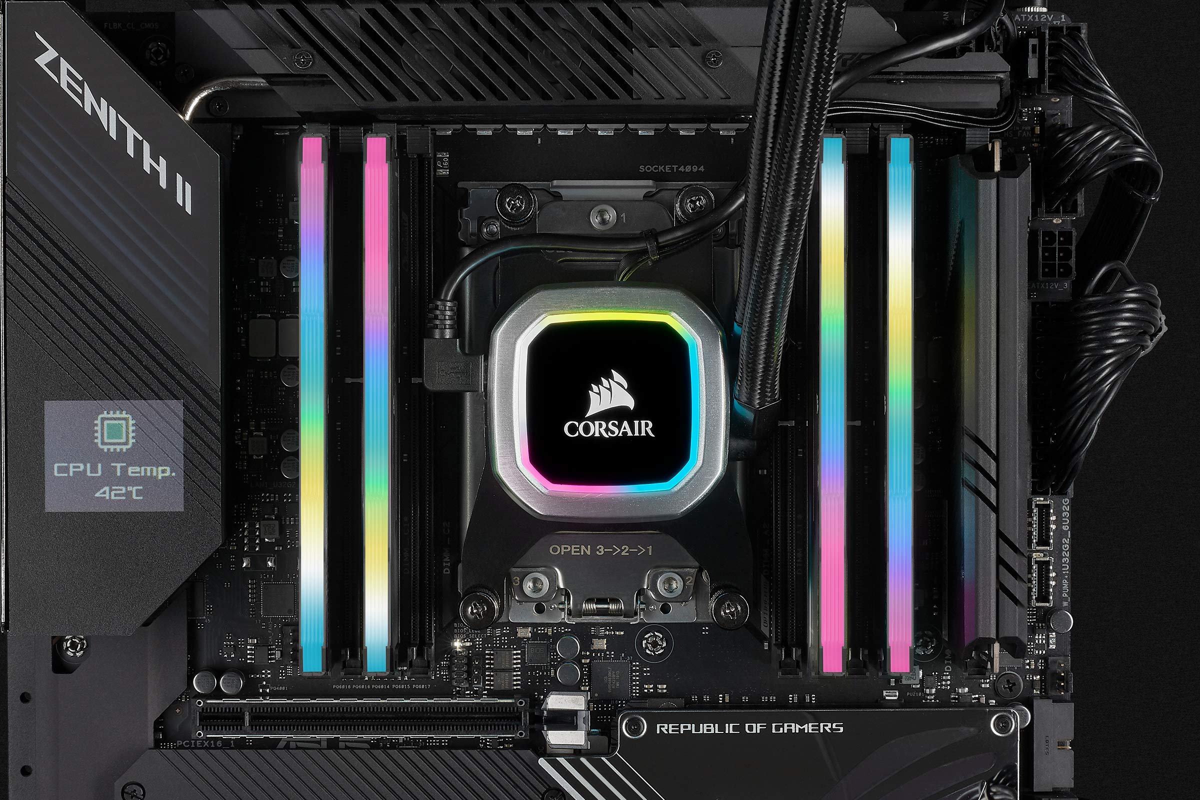 Corsair Vengeance RGB PRO SL 64GB (2x32GB) DDR4 4000MHz C18 Optimized for AMD Ryzen Desktop Memory (10 Ultra-Bright RGB LEDs, Custom Performance PCB, Tight Response Times, Intel XMP 2.0) Black