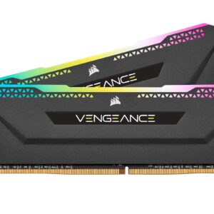 Corsair Vengeance RGB PRO SL 64GB (2x32GB) DDR4 4000MHz C18 Optimized for AMD Ryzen Desktop Memory (10 Ultra-Bright RGB LEDs, Custom Performance PCB, Tight Response Times, Intel XMP 2.0) Black