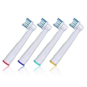 Replacement Brush Heads Compatible with Oral-B Braun Professional Electric Toothbrush Heads Fits for Oral-B Braun Pro 1000/9600/500/2000/3000/7000/8000/Professional Care/3D& More, White, Medium