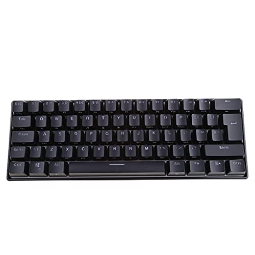 Mini 60% Mechanical Gaming Keyboard 61 Keys RGB Backlit Wired PBT Keyboard Cap Mechanical Gaming Keyboard Gaming Keyboard keyboard Mini 60% Mechanical Gaming Keyboard 61 Keys RGB Backlit Wired PBT Cap