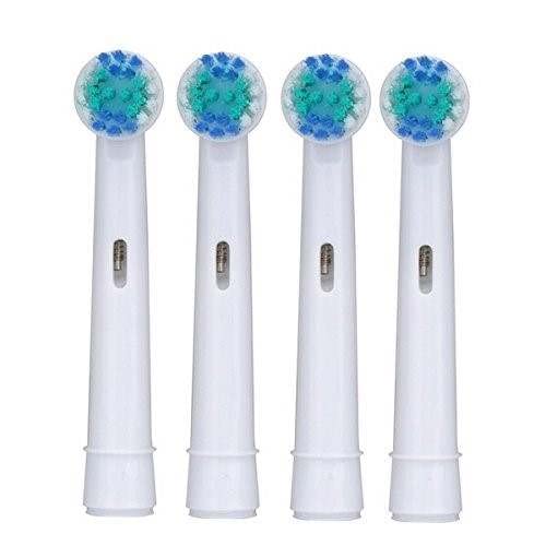 Replacement Brush Heads Compatible with Oral-B Braun Professional Electric Toothbrush Heads Fits for Oral-B Braun Pro 1000/9600/500/2000/3000/7000/8000/Professional Care/3D& More, White, Medium