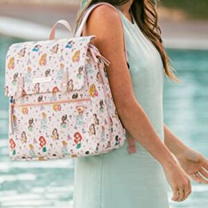 Petunia Pickle Bottom Meta Backpack - Disney Princess, Laptop Backpack, Stylish, Spacious, and Sleek, for On The Go Moms and Dads