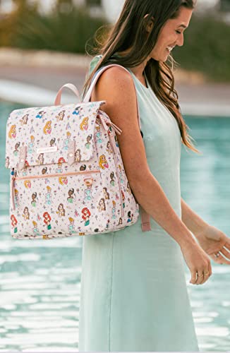 Petunia Pickle Bottom Meta Backpack - Disney Princess, Laptop Backpack, Stylish, Spacious, and Sleek, for On The Go Moms and Dads