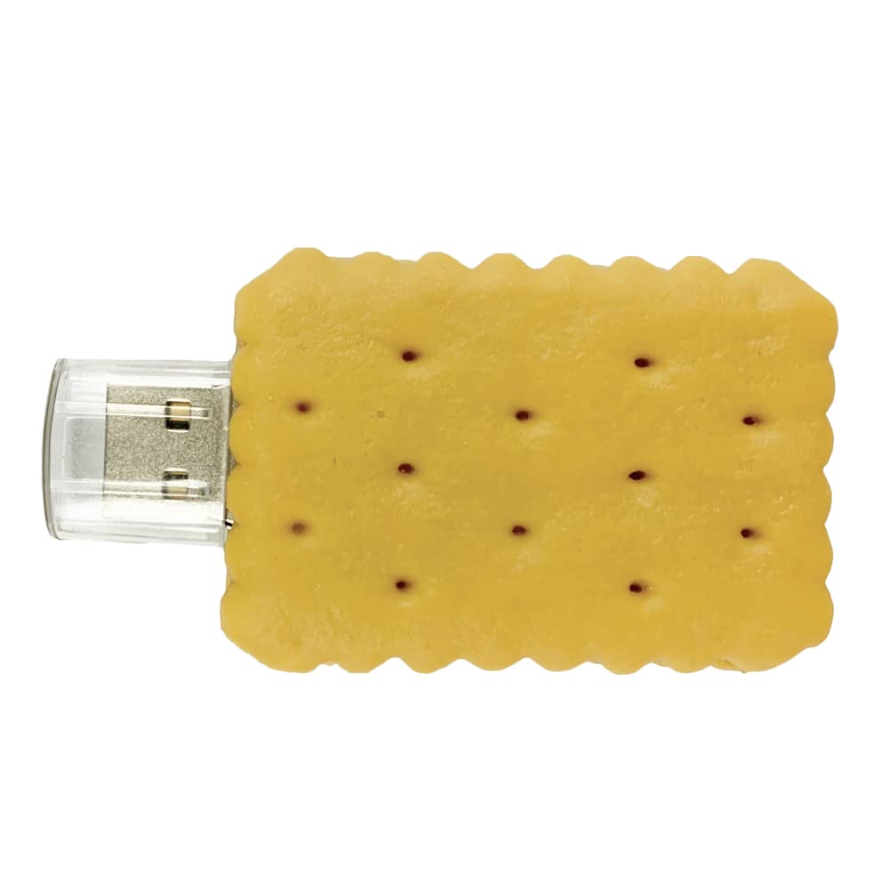 64GB USB Flash Drive Cookie-Shaped, BorlterClamp Novelty USB Drive Thumb Drive Memory Stick for External Data Storage