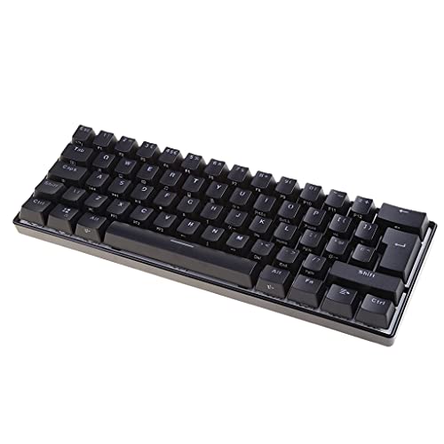 Mini 60% Mechanical Gaming Keyboard 61 Keys RGB Backlit Wired PBT Keyboard Cap Mechanical Gaming Keyboard Gaming Keyboard keyboard Mini 60% Mechanical Gaming Keyboard 61 Keys RGB Backlit Wired PBT Cap