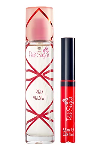 Pink Sugar Red Velvet Eau de Toilette Spray (Special Edition) Women 3.4 oz